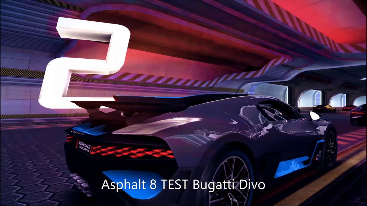 Asphalt 8 TEST Bugatti Divo - YouTube