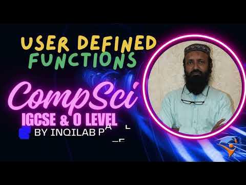 User defined functions and procedure for O Level & IGCSE Computer Science by Inqilab Patel - YouTube
