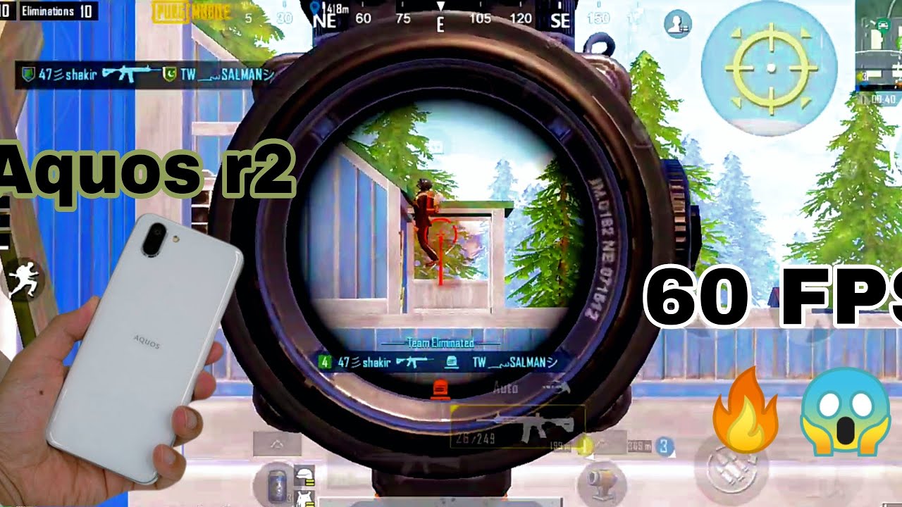 🔥Best Device Sharp Aquos r2 pubg mobile Kings test 🔥 - YouTube