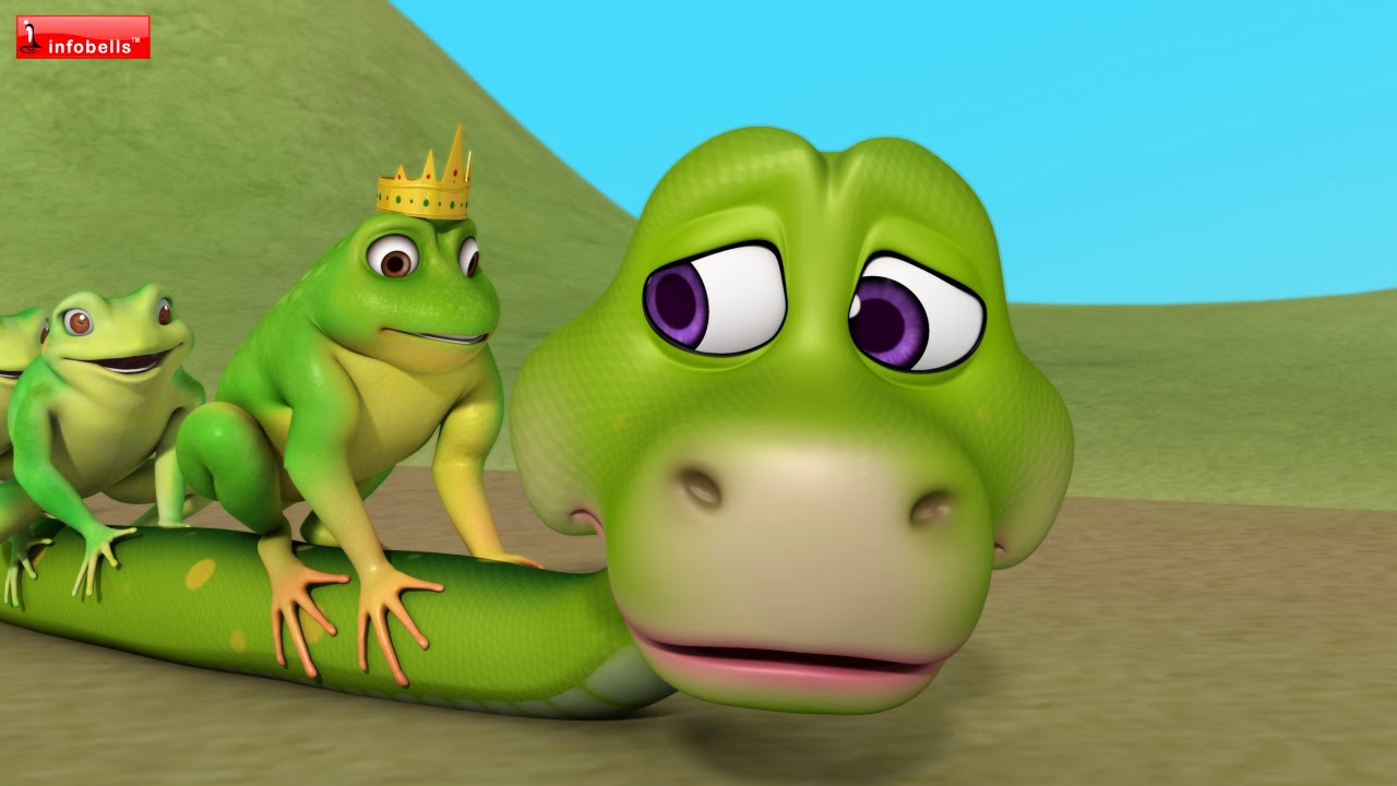 The Snake and Frogs Telugu Kathalu | Telugu Stories for Kids ...