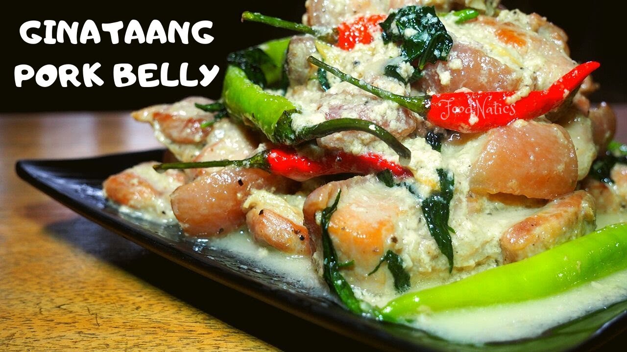 GINATAANG PORK BELLY | THE CREAMIEST PORK GINATAAN - YouTube