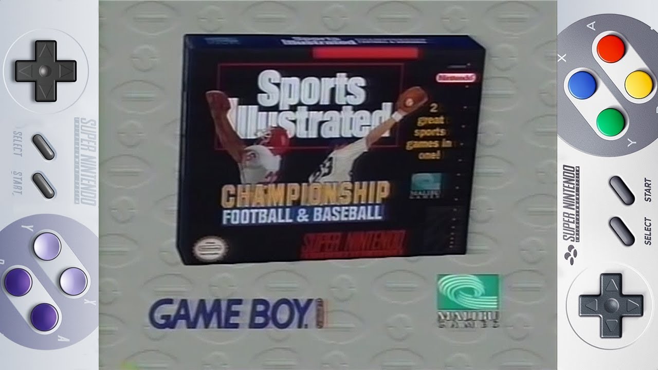 Sports Illustrated: Championship Football & Baseball (Super Nintendo ...