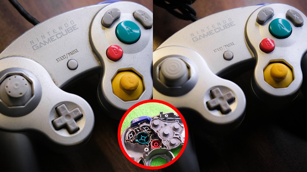 Cleaning a DISGUSTING Gamecube Controller - YouTube