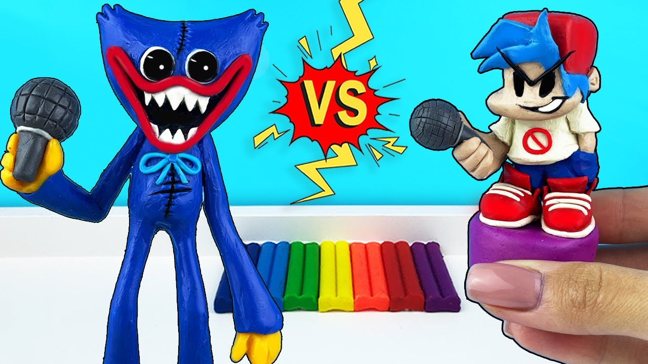 «FNF» Making Huggy Wuggy Sculpture Timelapse (Poppy Playtime) - Friday ...