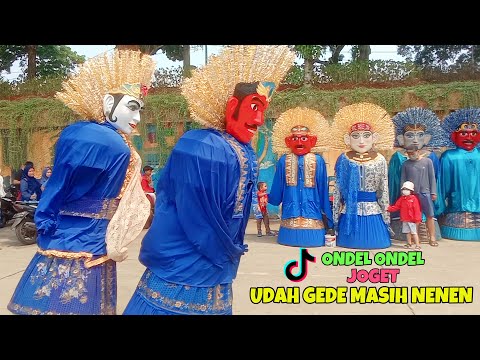 ONDEL ONDEL NGARAK JOGET LAGU UDAH GEDE MASIH NEN3N, JOGETNYA HEBOH BANGET ⭐ ONDEL ONDEL BETAWI