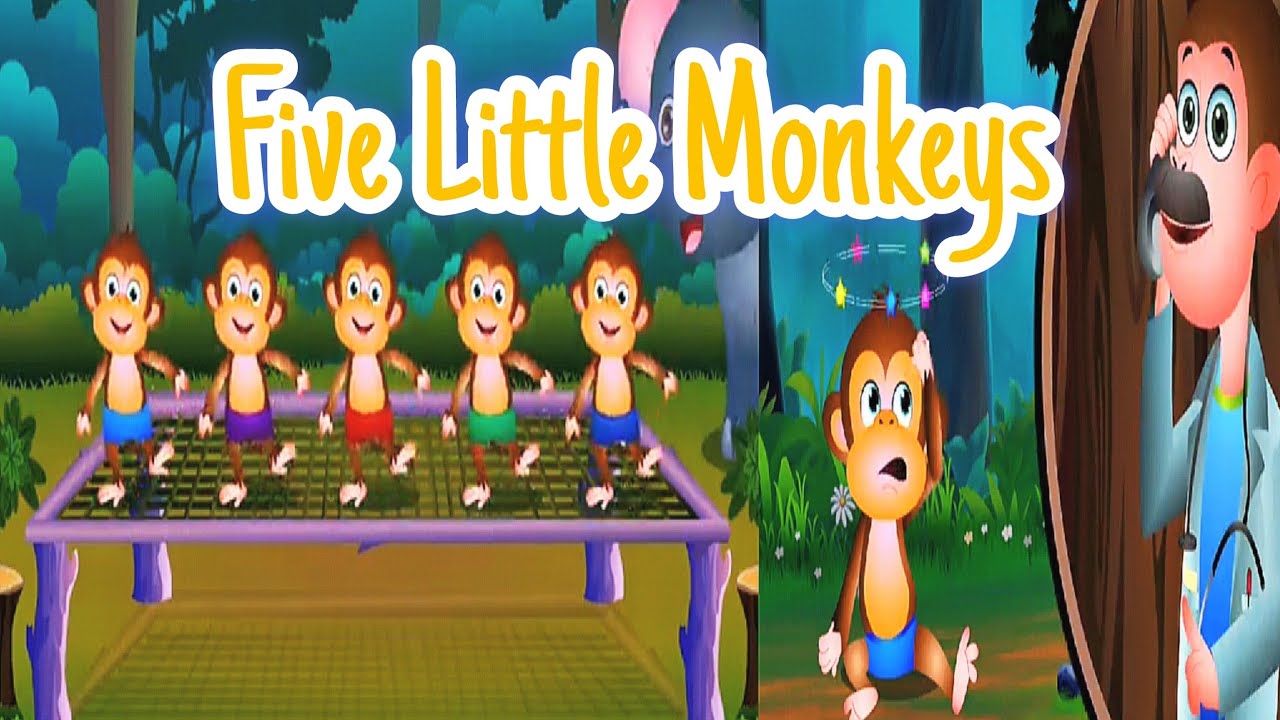 Five Little Monkeys | Play & Joy | Kids Video| #tranding #viralvideo # ...