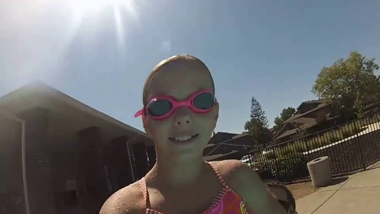 GoPro at the pool - YouTube