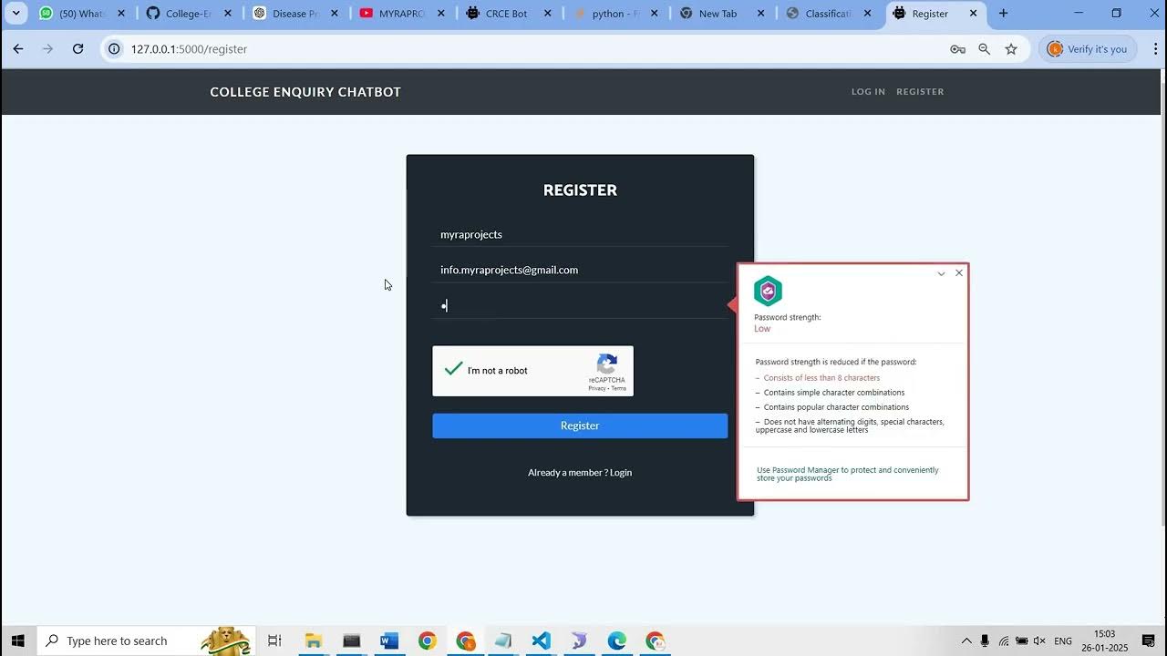 College Enquiry Chatbot Using NLP - YouTube