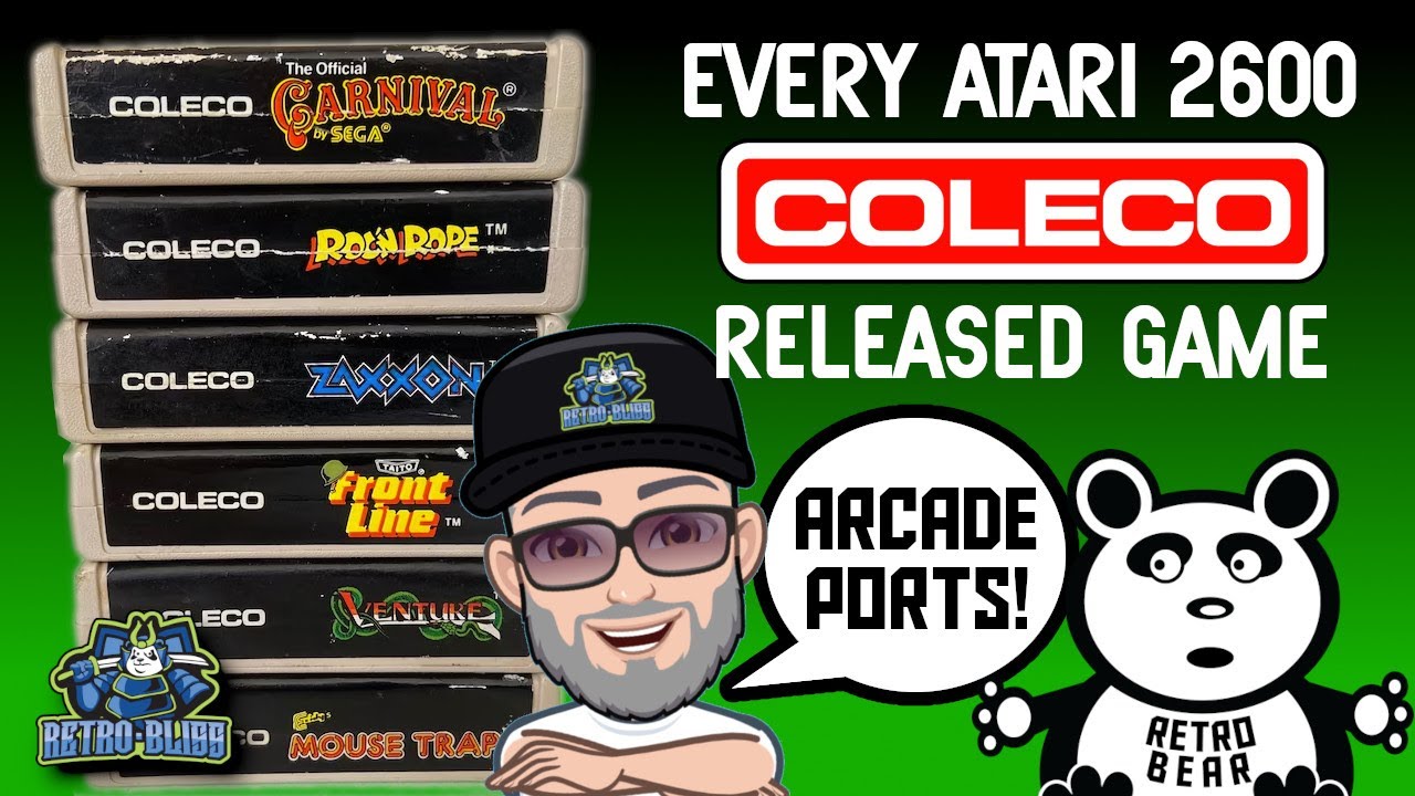 EVERY Coleco Atari 2600 Officially Released Game - YouTube