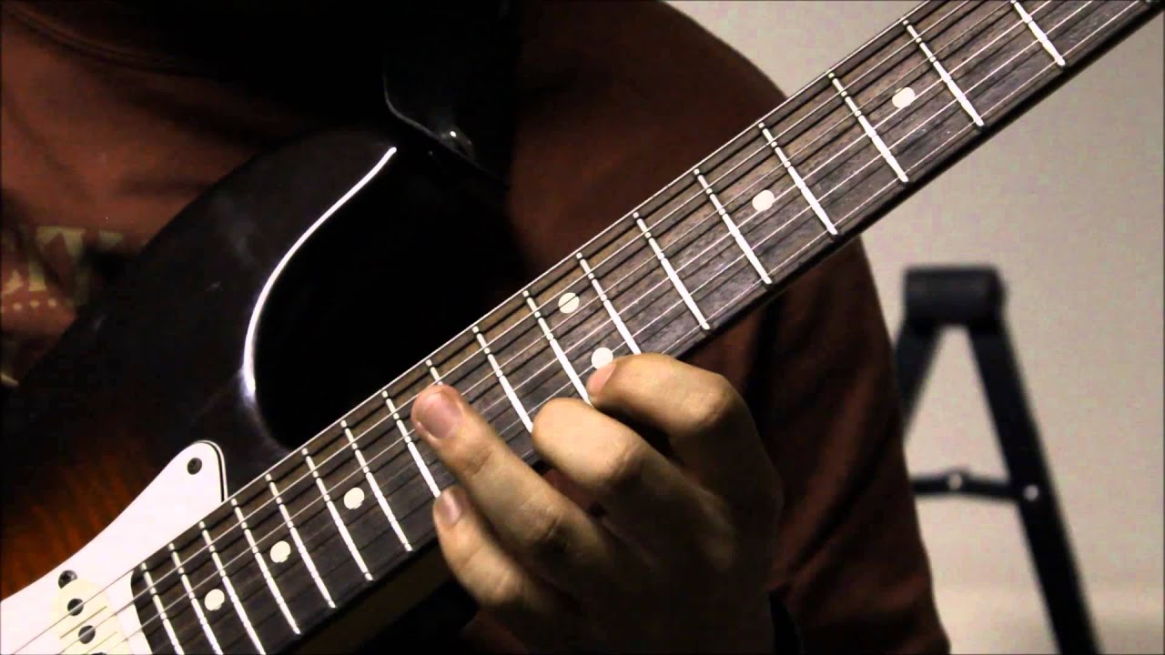 D Aeolian Scale (3 notes per string) guitar - YouTube