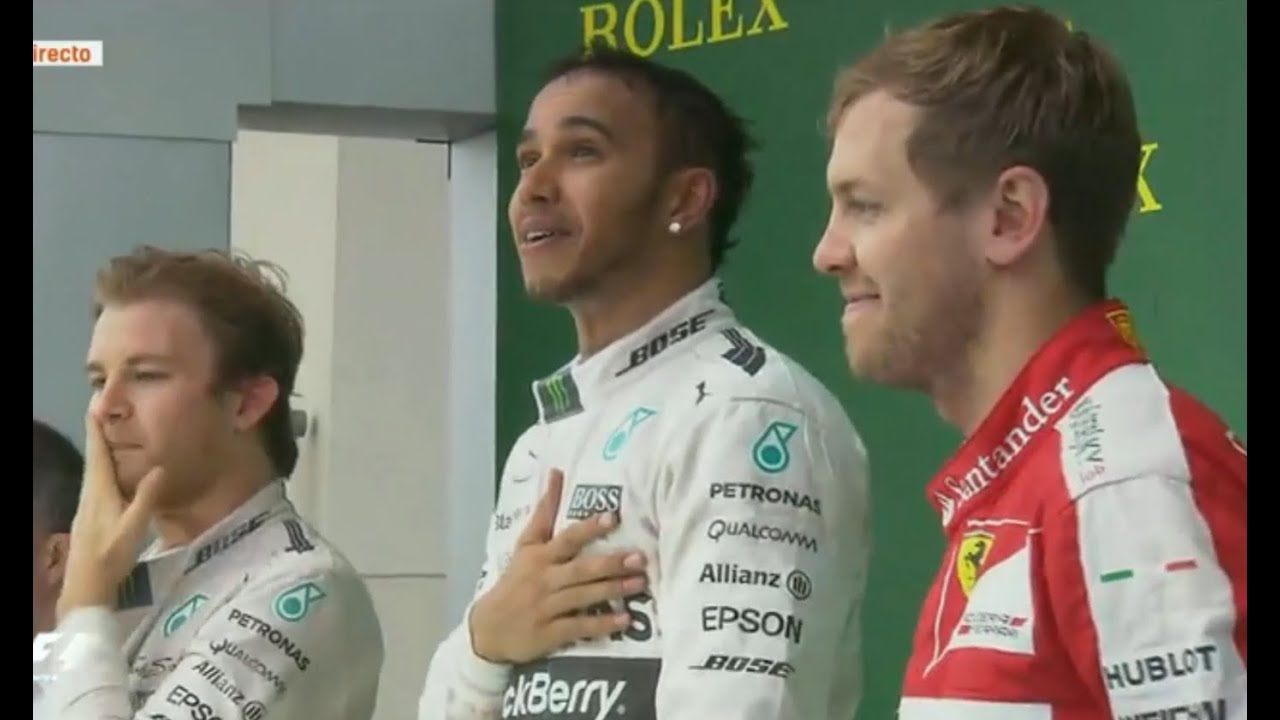 Lewis Hamilton 3rd Championship Win - Austin 2015 Podium F1 - YouTube