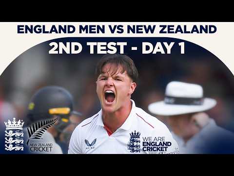 Baker & Bethell In The Wickets | Highlights - England v New Zealand Day 1 | Rothesay Test 2026