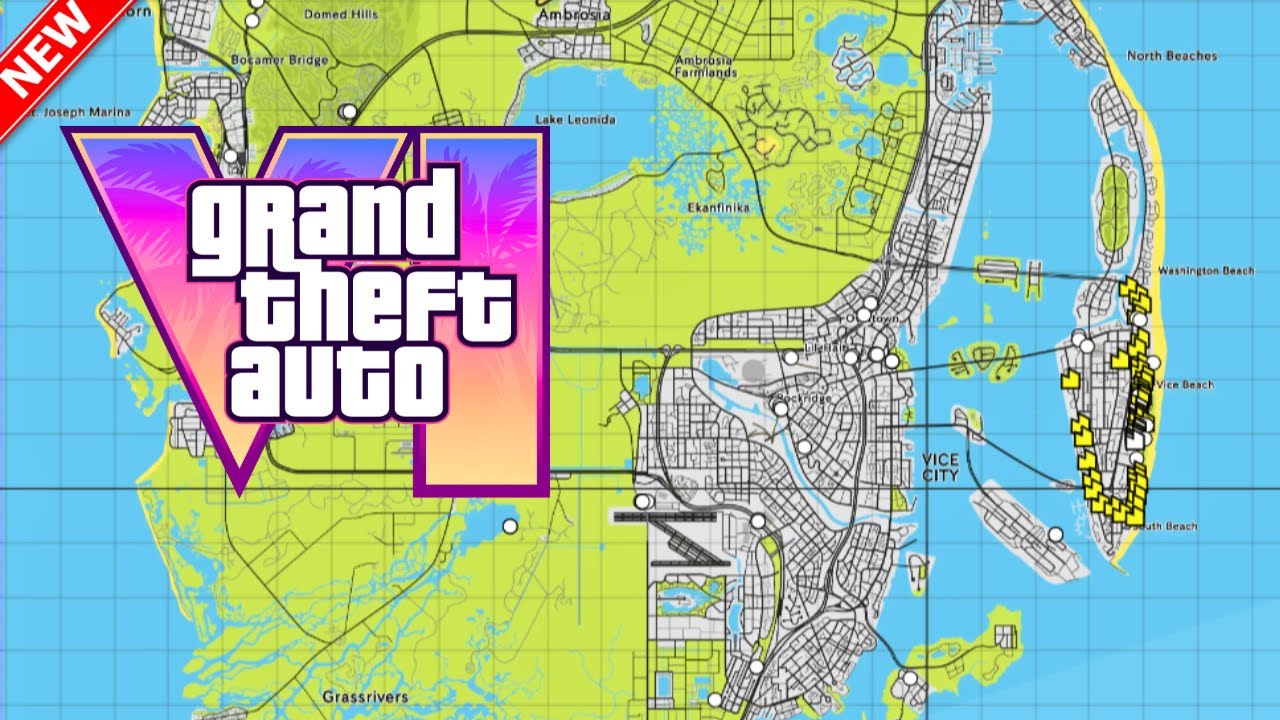 A Look at The World of GTA 6 (Map Preview) - YouTube