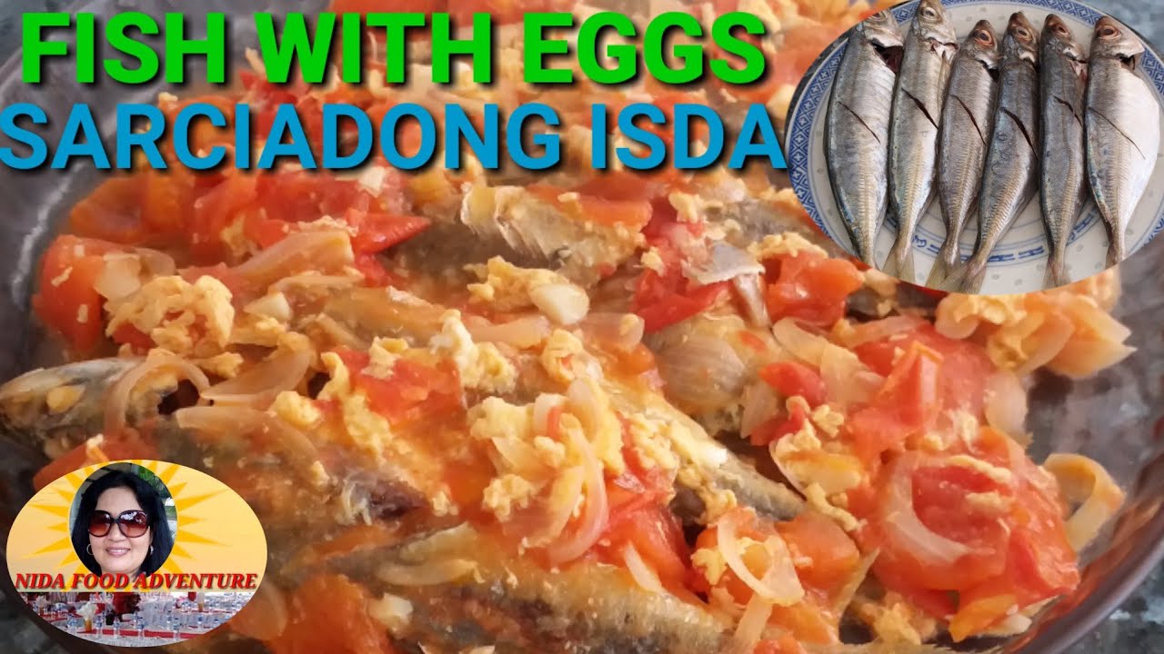 FISH WITH EGGS(SARCIADONG ISDA)#how TO COOK!#frying FOR YOUR LUNCH ...