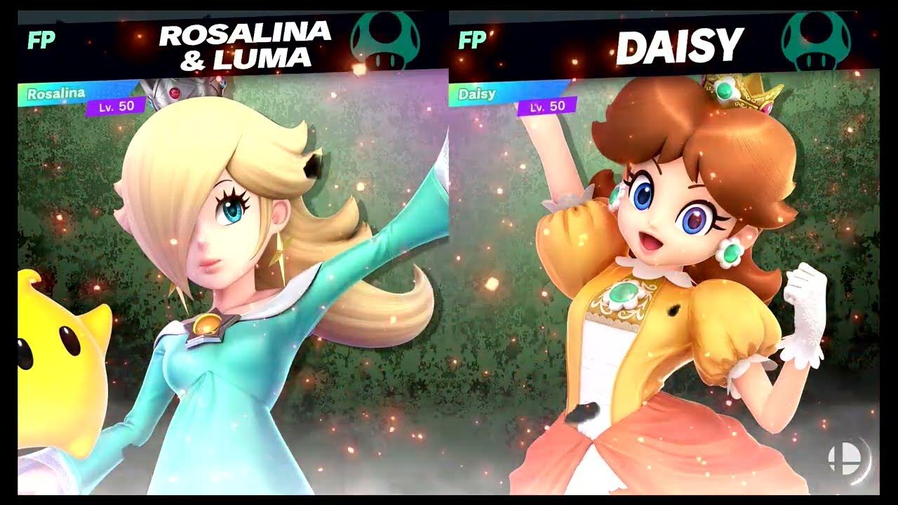 Super Smash Bros Ultimate Amiibo Fights – 6pm Poll Rosalina vs Daisy - YouTube