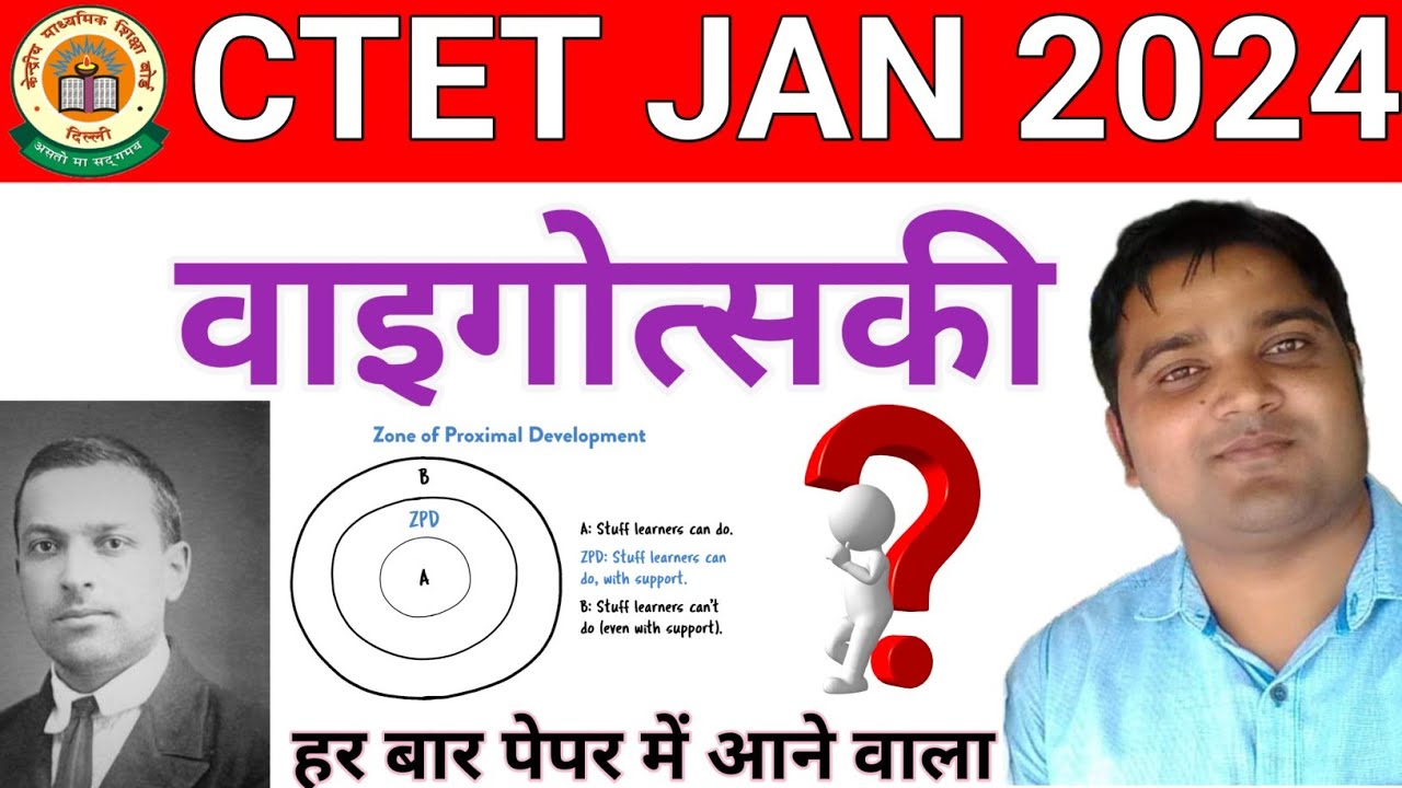 CTET JAN 2024 Lev Vygotsky Sociocultural Theory ZPD MKO - YouTube
