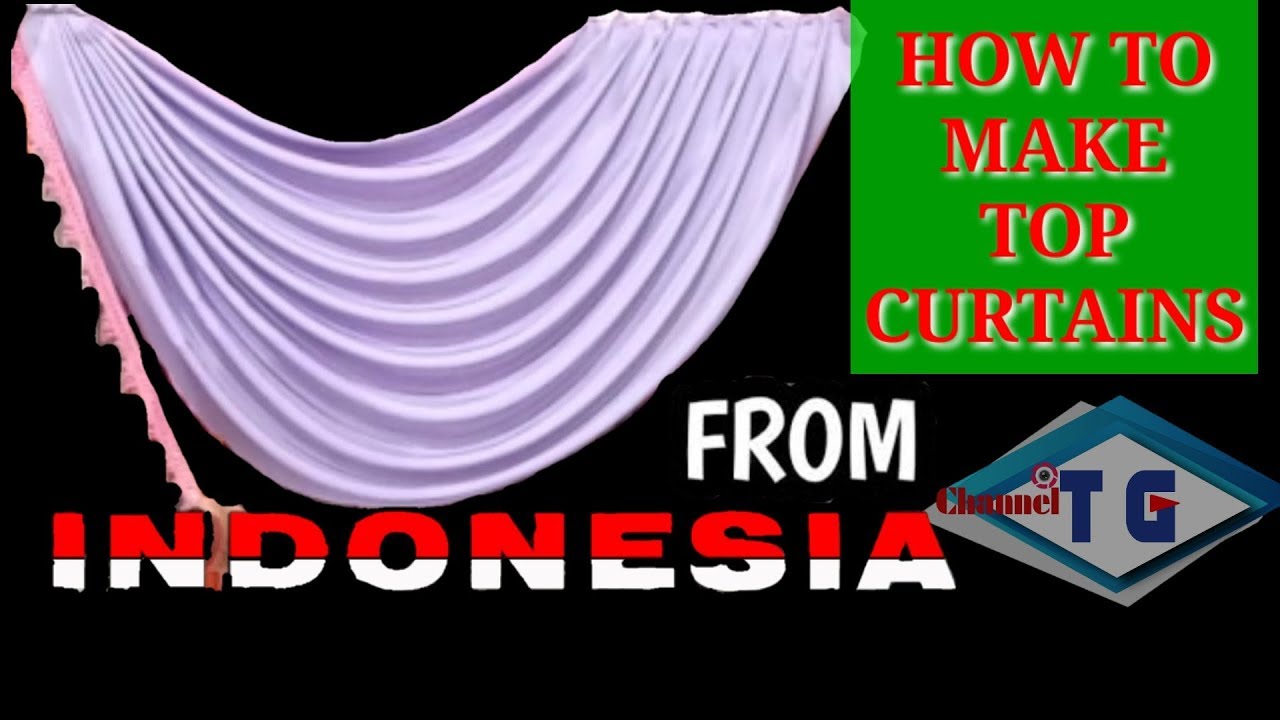 how to make swags, curtains - YouTube