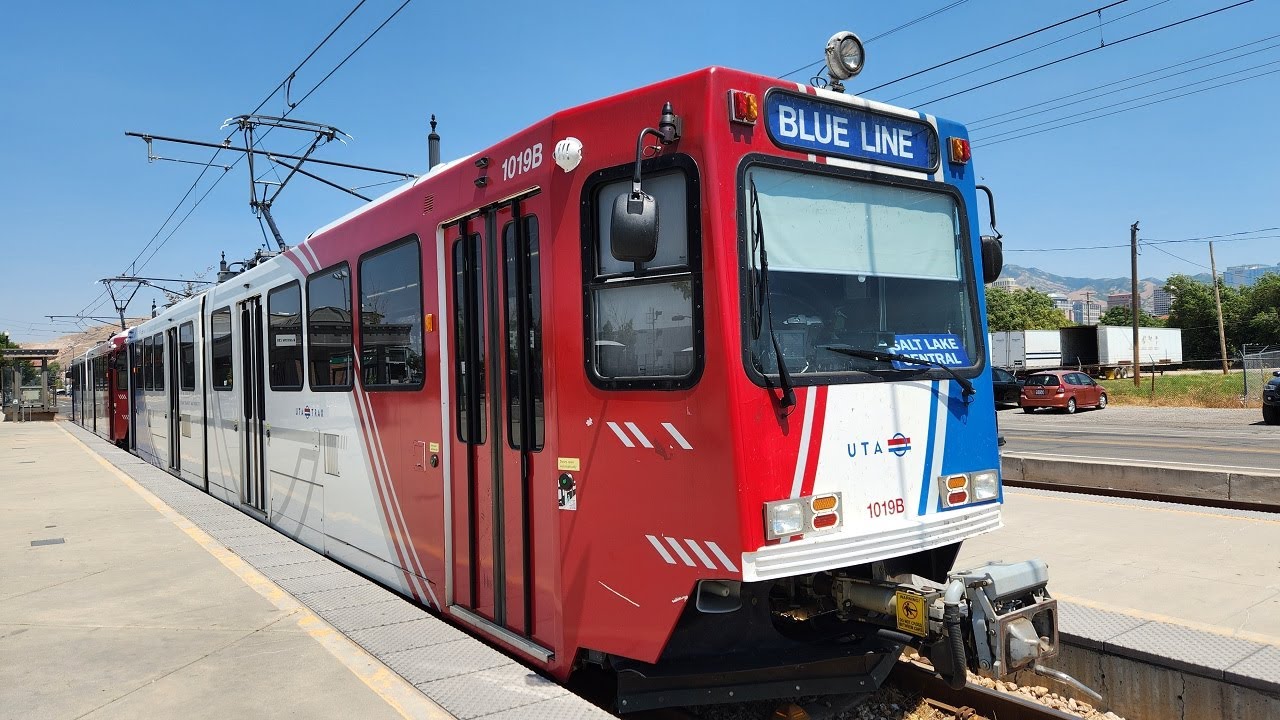 [4K] – Full Ride – Salt Lake City's UTA TRAX Blue Line – Southbound ...