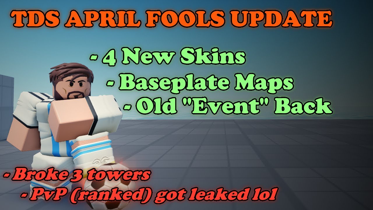 TDS' April Fools Update BROKE The Game || Tower Defense Simulator - YouTube