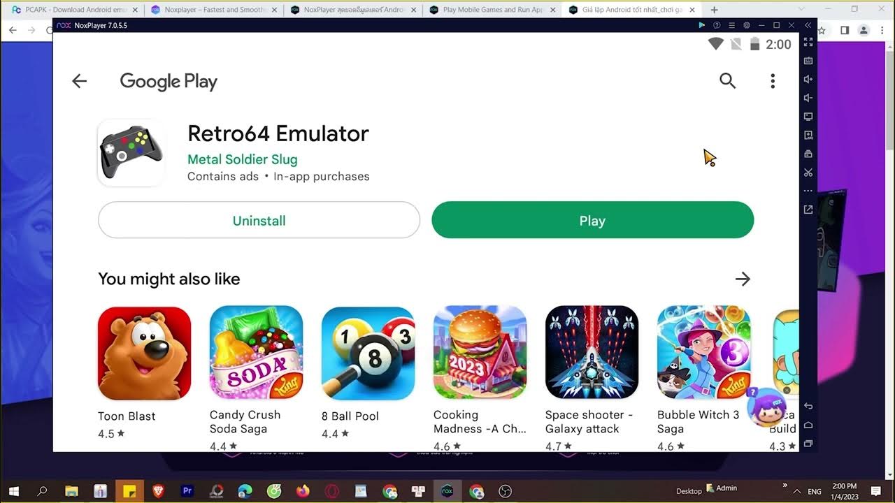 Cách tải Retro64 Emulator trên Máy tính,Laptop, PC Windows mượt nhẹ - YouTube