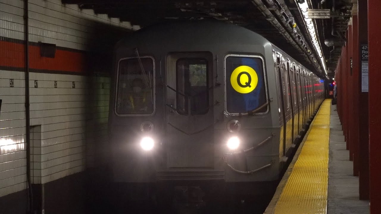 MTA New York City Subway : Coney Island Bound R68A Q Train Via 6th ...