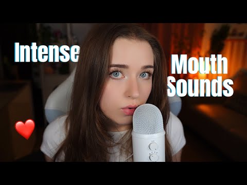ASMR 200% Sensitivity Mouth Sounds That Are Too Close to the Mic - YouTube