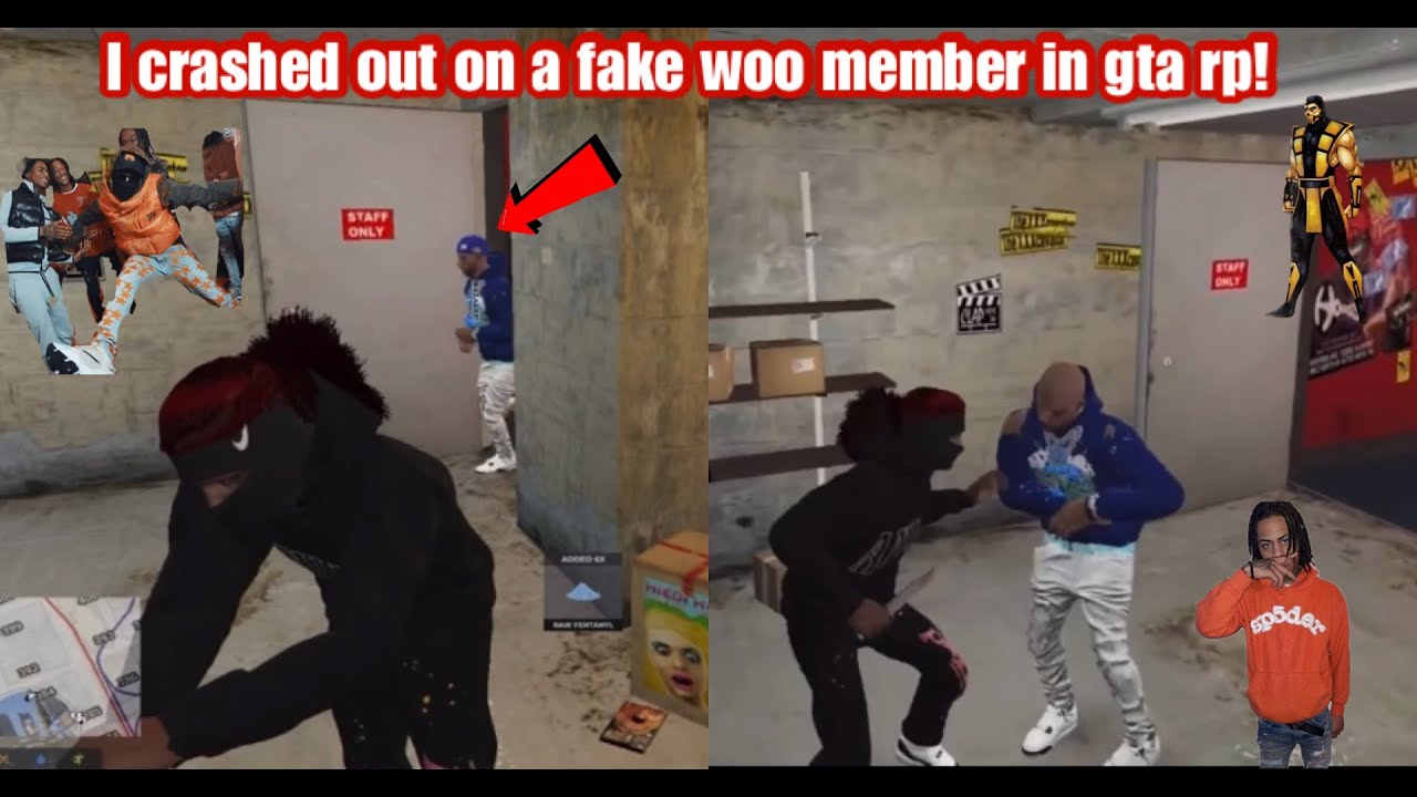 I Crashed Out in the trapon a fake woo member in nyc on Gta rp! - YouTube