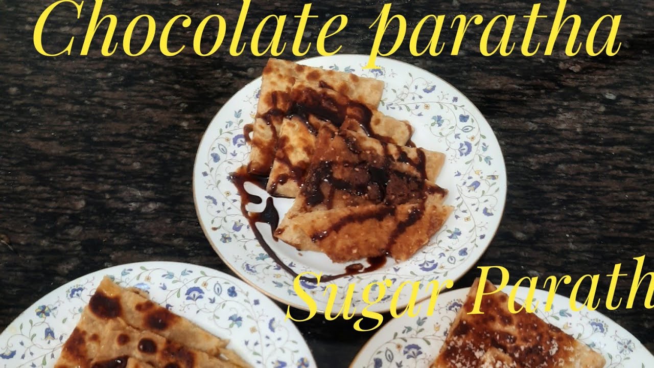 Coconut-Chocolate sweet paratha. Almond-Sugar and Peanut- jaggery sweet ...