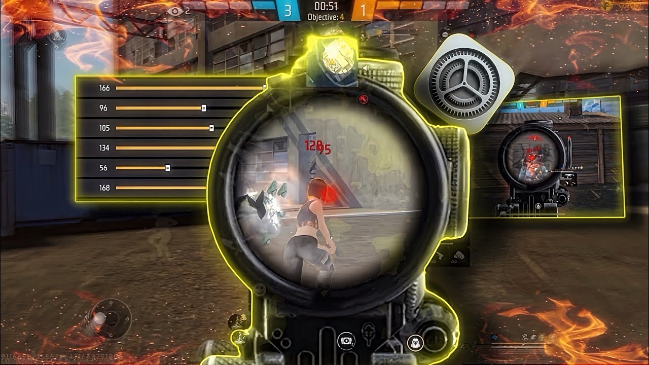 Ump Scope in Trick 😨🎯Tutorial - Free Fire Highlights - YouTube