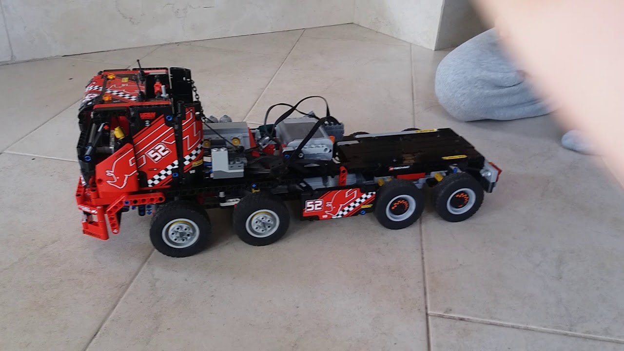 Lego technic truck with trailer - YouTube