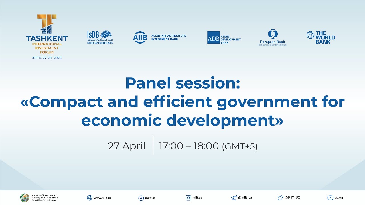 Panel session:«Compact and efficient government for economic ...