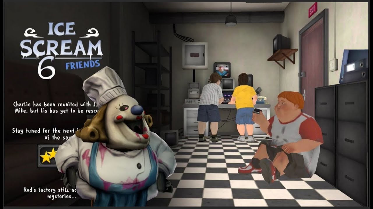 I have to save Charlie / ice scream 6 gameplay - YouTube