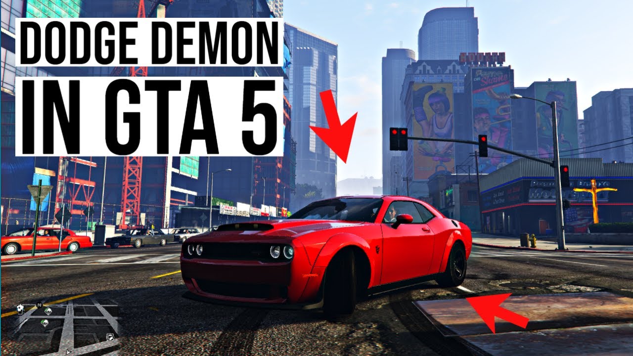 DODGE DEMON MOD INSTALL GTA 5 | How to install the Dodge Demon in GTA 5 ...
