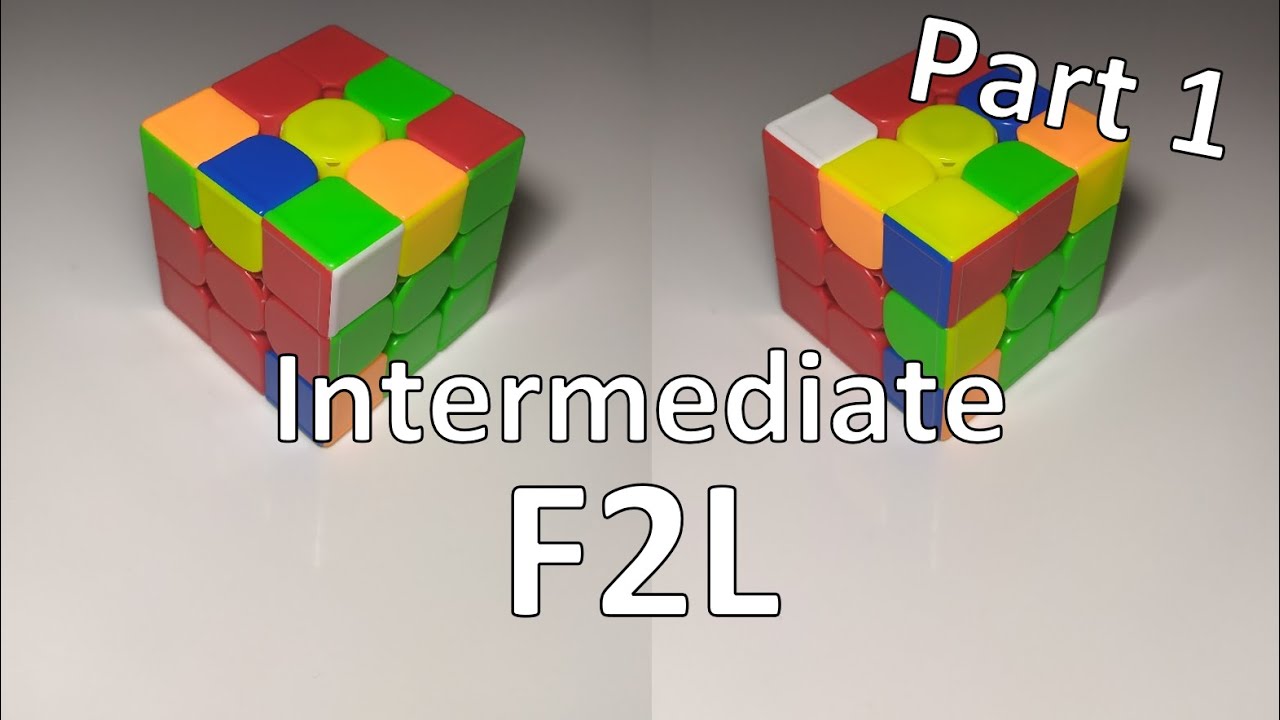 Easiest Intermediate F2L Cases - Part 1 - YouTube