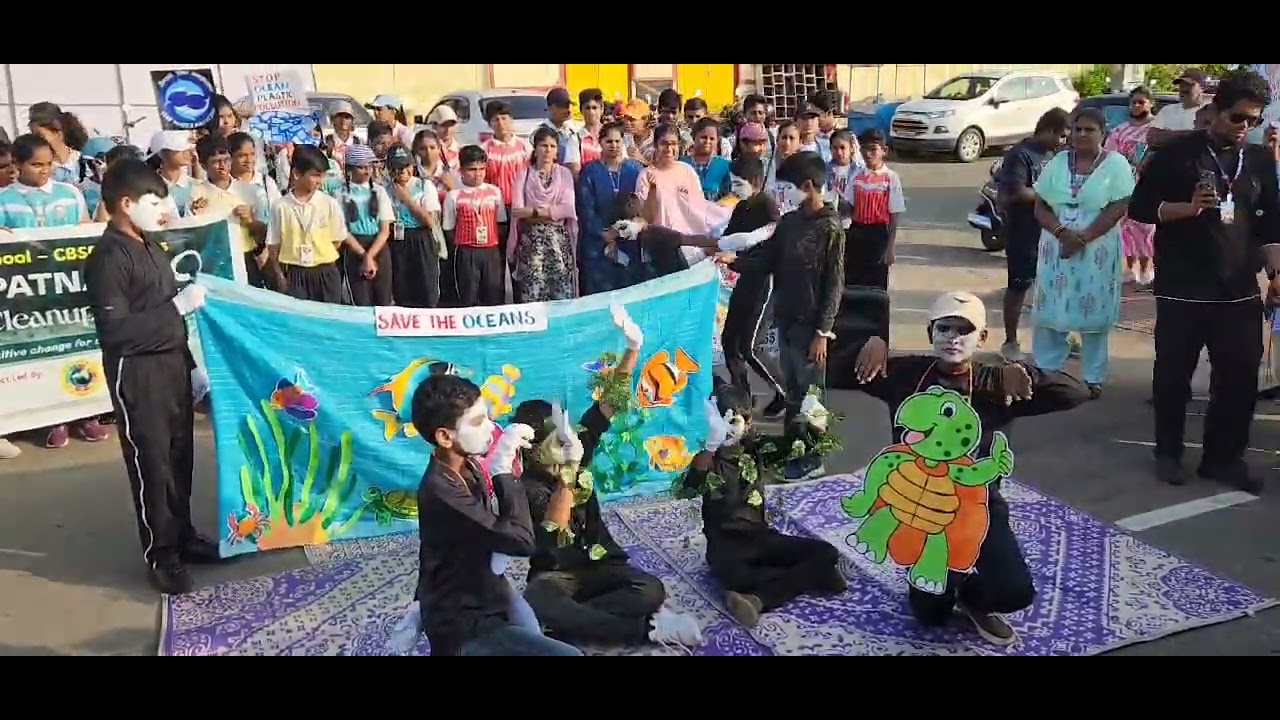 India Beach Clean Up Mime Skit | Oceanic Global Universal Hub - YouTube