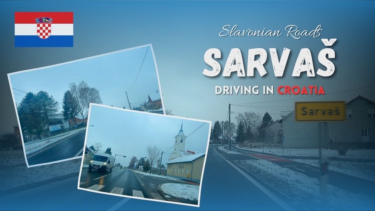 Sarvaš pod Snijegom – Zimska Vožnja kroz Povijesno Slavonsko Selo (08. ...