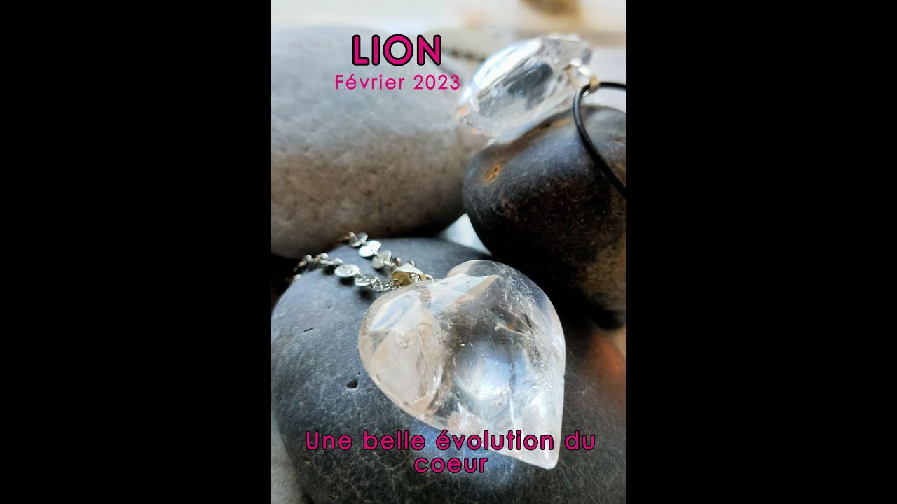 lion Une belle évolution du cœur/sentimental février 2023 - YouTube