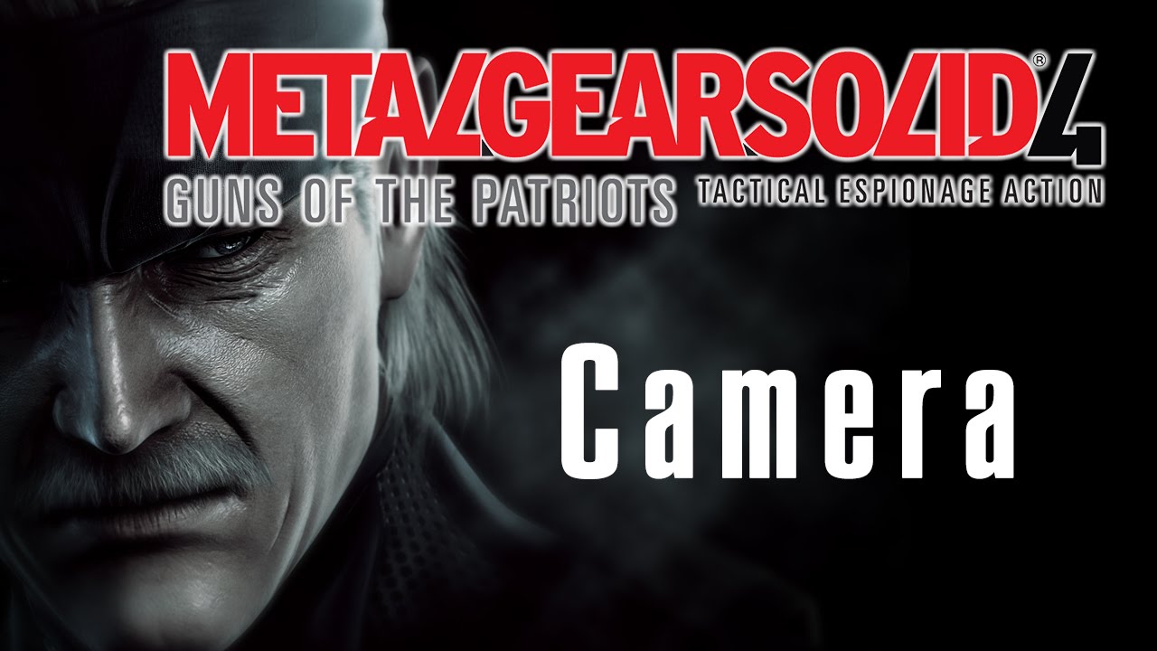 MGS 4 - Camera - YouTube
