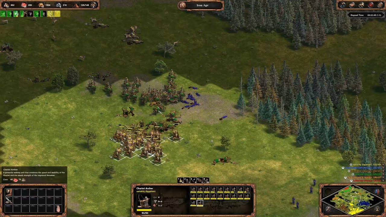 Age of Empires: Definitive Edition - 3v3 RM Highlands Egyptians ...