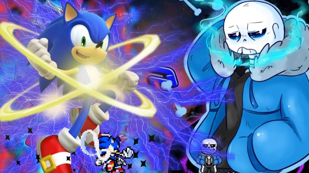 Sonic Frontiers(New) VS Classic Sans in Jump Force Mugen - YouTube