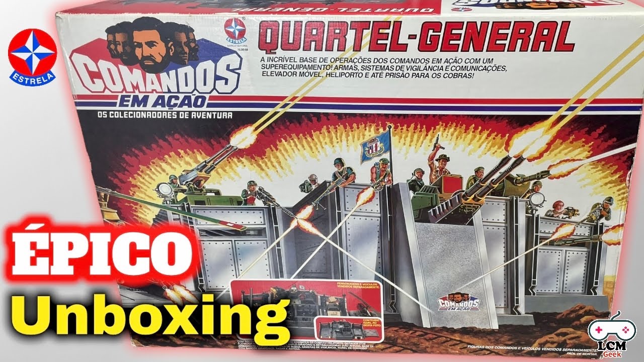 Comandos em ação - Quartel General clássico dos anos 80 - Gi Joe - YouTube