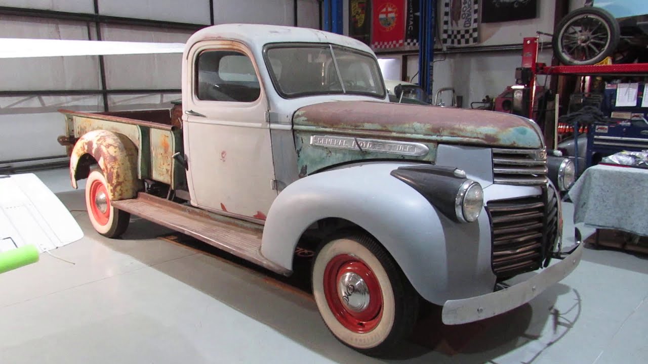 1942 GMC Pickup 3/4 Ton Restoration Project Walkaround - YouTube