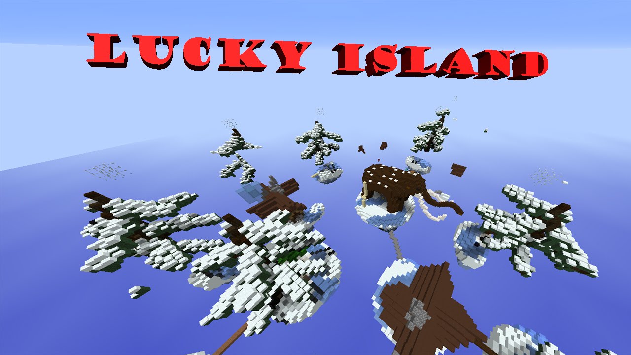 LUCKY ISLAND-MINECRAFT 1.8 - YouTube