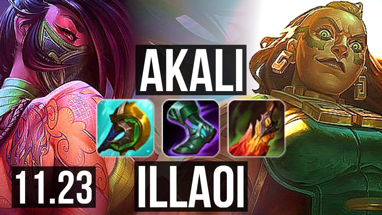 Akali Vs Illaoi Top 2 7m Mastery 6 1 2 400 Games Dominating