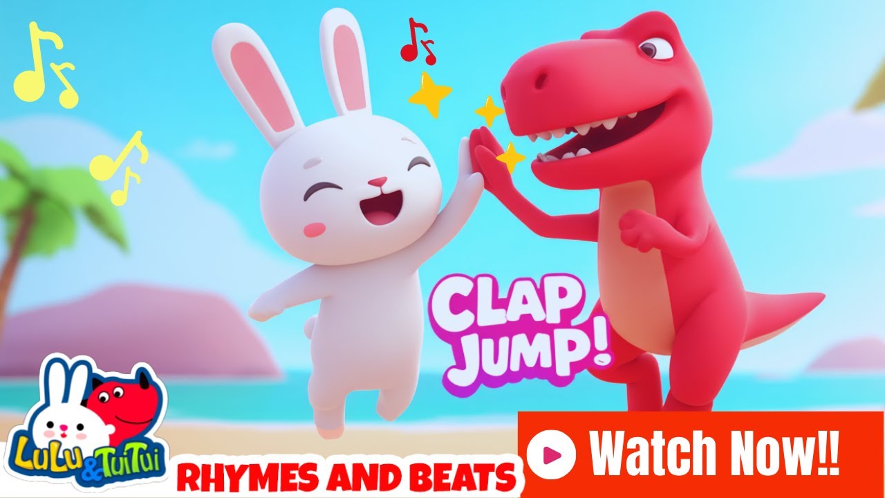 Tropical Dino Jams 🌴: Clap, Jump & Wiggle with Dinos! (Fun Kids Song ...