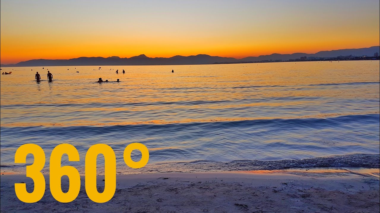 Beach Sunset Live Broadcast - Samsung Gear 360 - YouTube