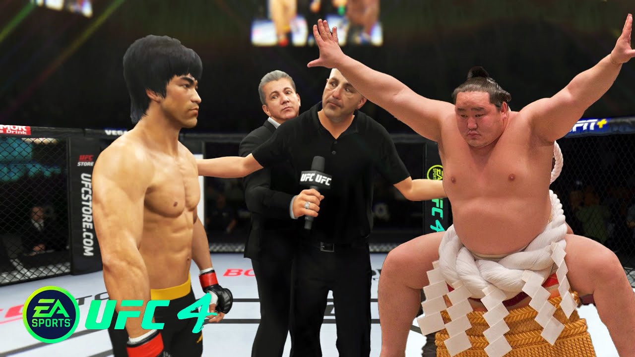 UFC4 Bruce Lee vs Sumo EA Sports UFC 4 - YouTube