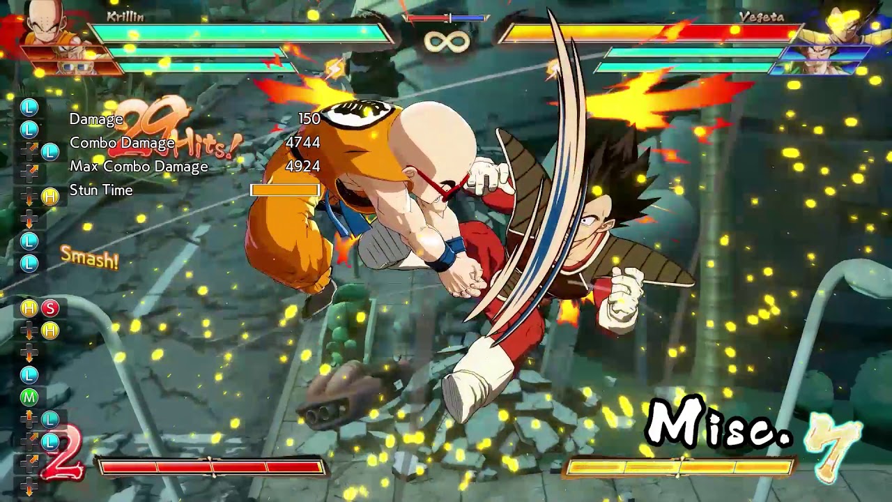 Dragon Ball FighterZ (v1.27) - Krillin Solo Combo Guide - YouTube