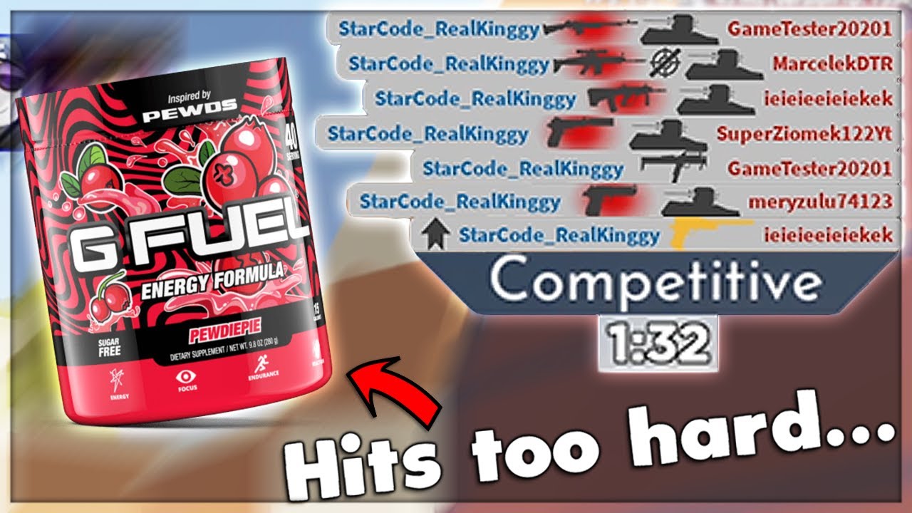 When G FUEL Hits TOO HARD... (Roblox Arsenal) - YouTube