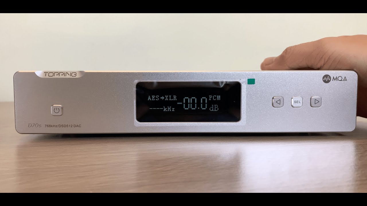 Unboxing | TOPPING D70S MQA - Desktop DAC Giải Mã DSD MQA - YouTube